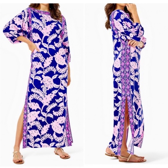 Lilly Pulitzer | Dresses | Lilly Pulitzer What The Shell Silva Maxi ...